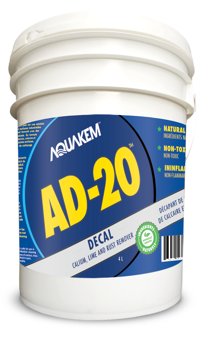 AD20™ Decal™ Eco-Friendly Industrial Grade Calcium, Lime & Rust Stain ...