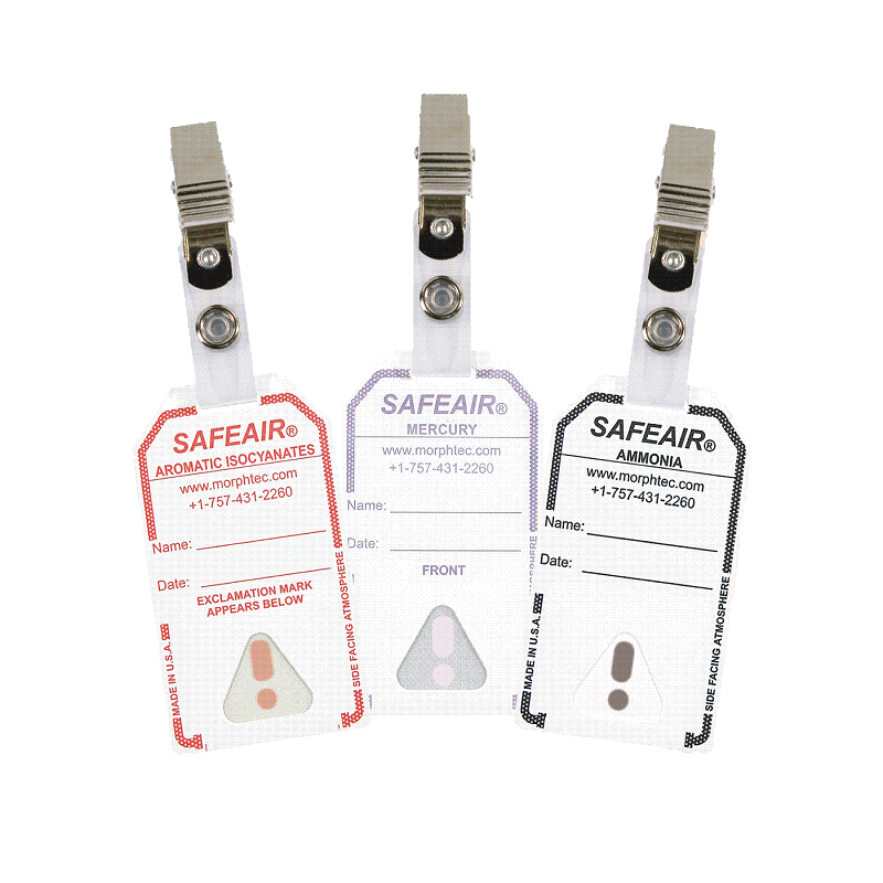 SafeAir® System Chemical Detection Badges – www.ereinc.com